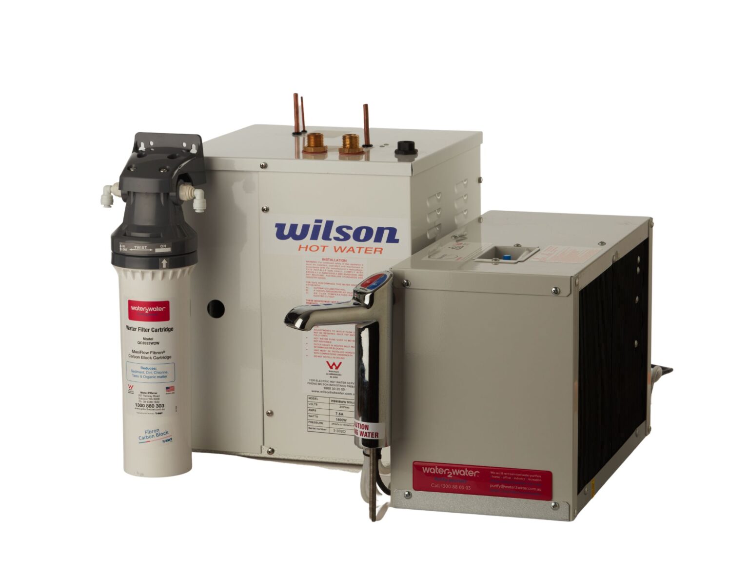 W2W All-In-One Filter/Boil and Chill Tap - Water2water