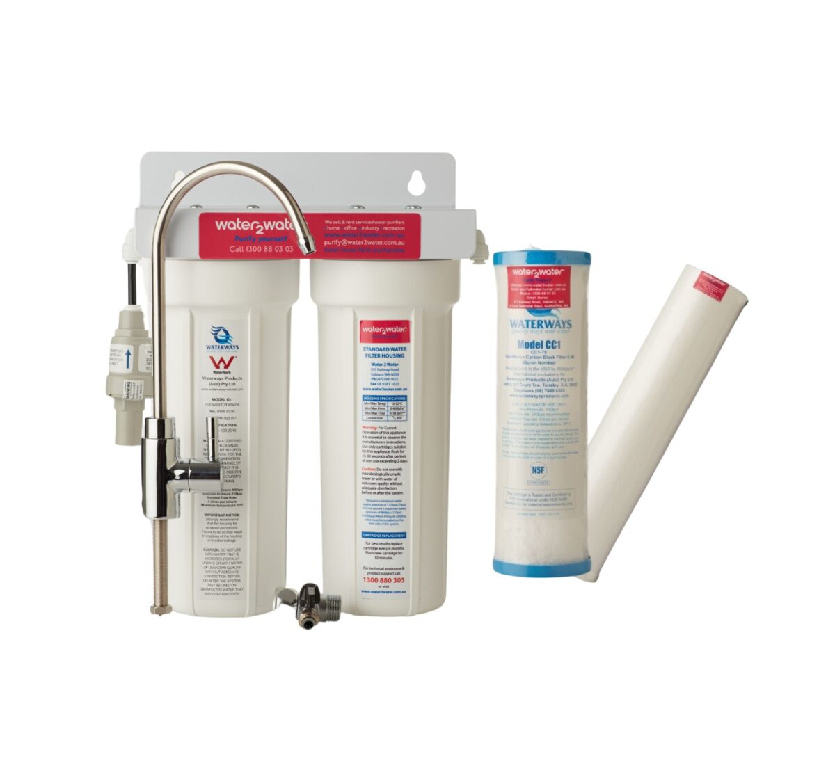 W2W Twin Copper Reduction Filter System - Water2water